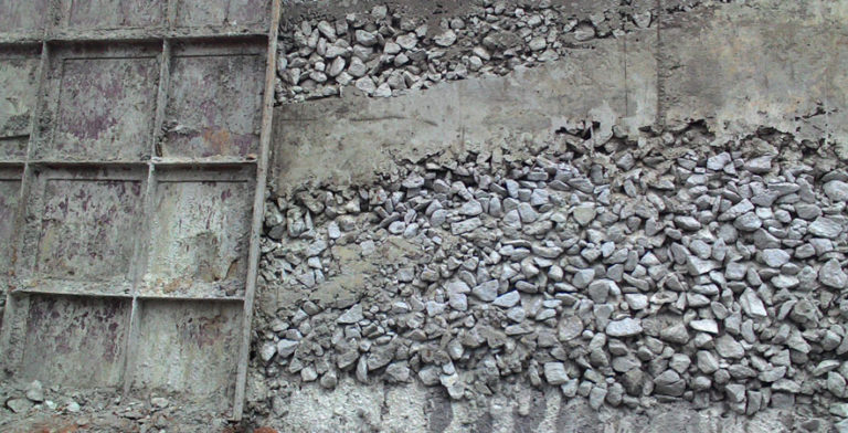 Concrete Honeycomb techniques to repair using cempatch